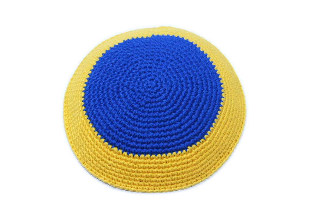 Kippah, Ukraine, Support Ukraine, Crochet, Handmade - Etsy