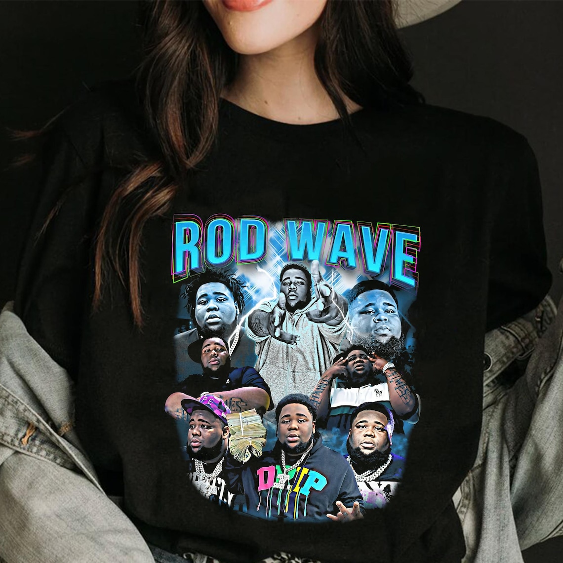 Rod Wave Png, Rod Wave Tee, Bootleg Rod Wave Graphic Tee, Concert Png ...