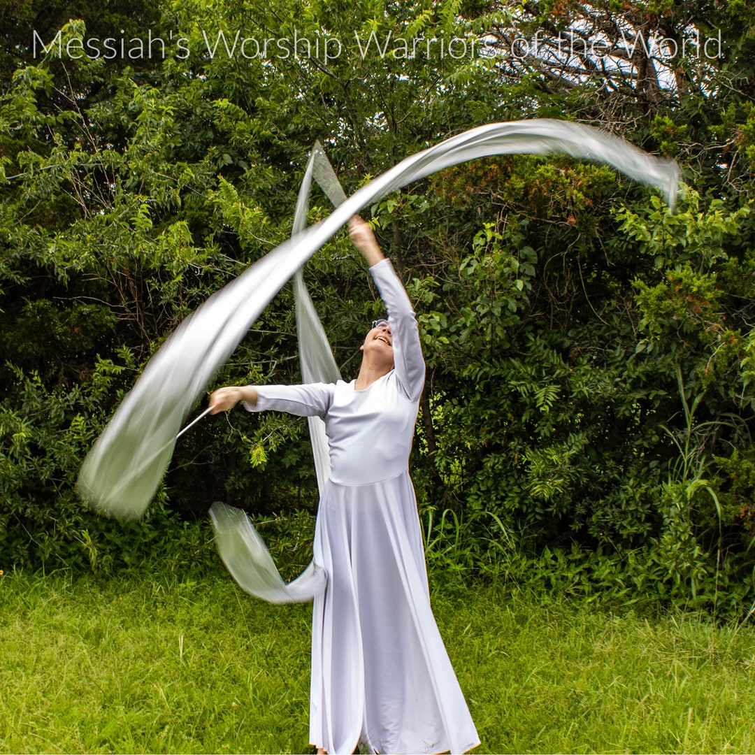 Silver Ladies Worship Praise Dance Streamer(s) - Etsy