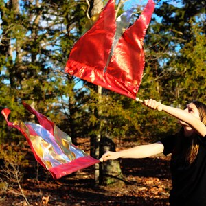 Holy Fire Lady's Spin Prophetic Dance Worship Praise Flags Various ...