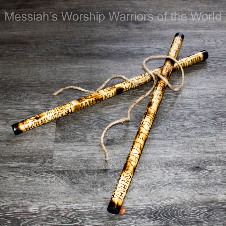 The Names of Yah Prophetic Sacred Worship Prayer Dance Mattah Sticks ...
