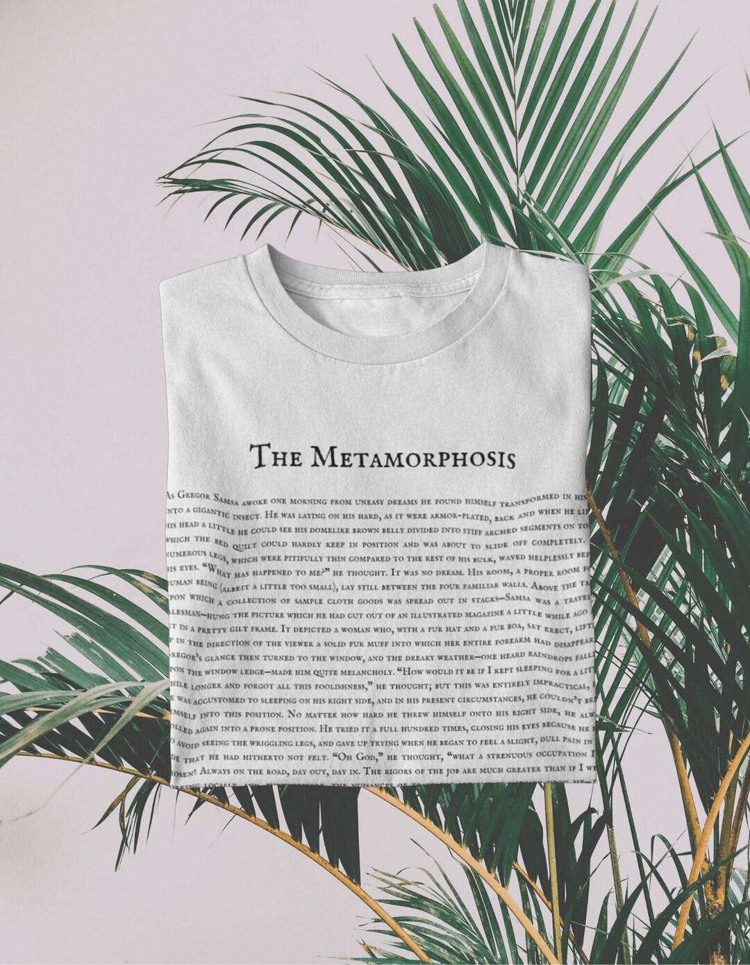 Franz Kafka T-shirt, the Metamorphosis T-shirt, Franz Kafka Book T ...