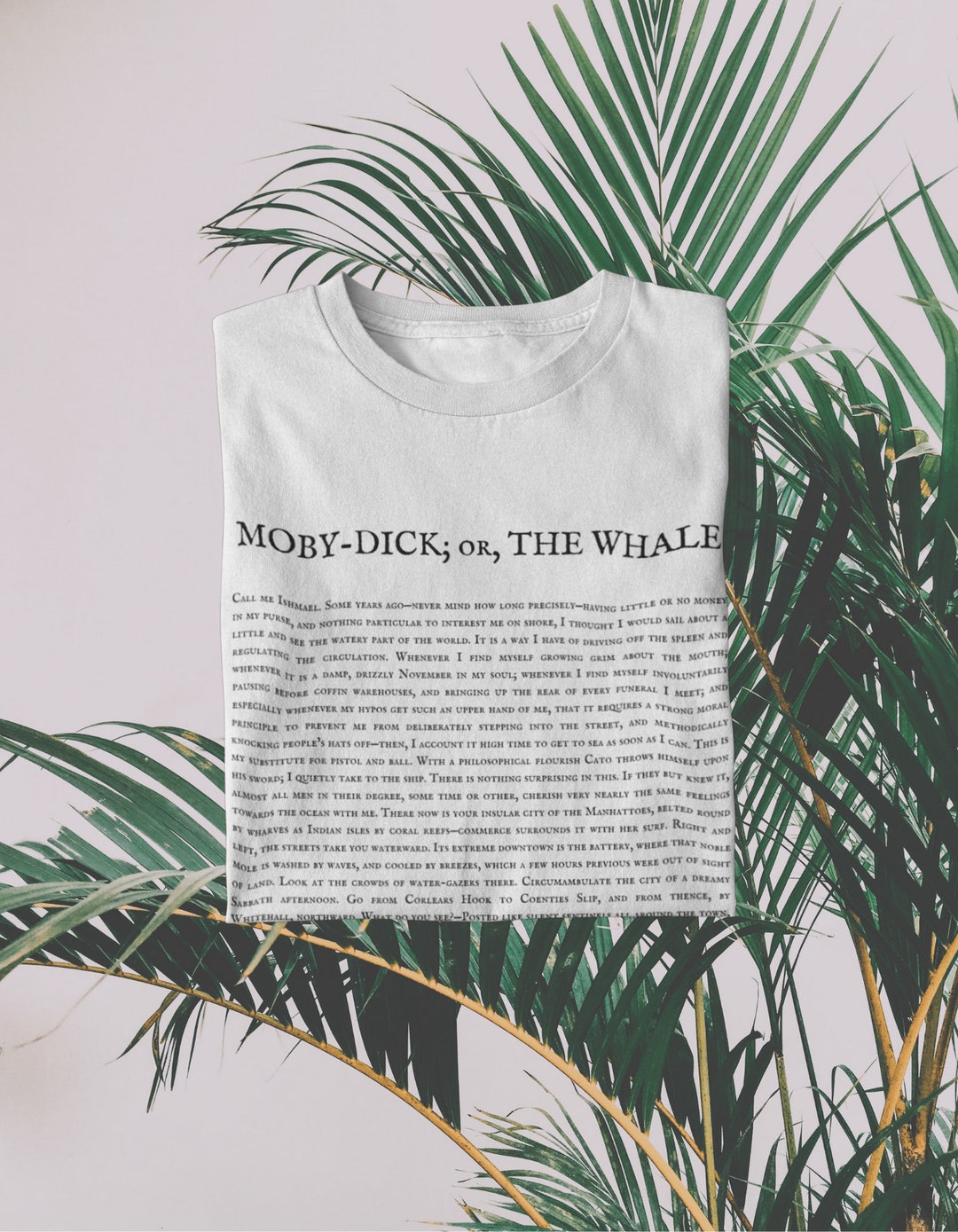 Moby-dick T-shirt, Herman Melville Tee, Moby-dick Book Tee, Moby-dick ...