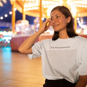 Franz Kafka T-shirt, the Metamorphosis T-shirt, Franz Kafka Book T ...