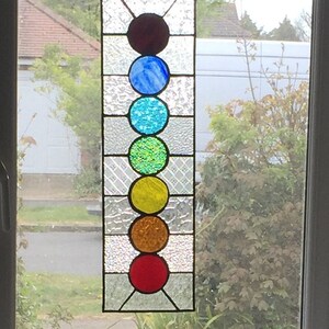 Stained Glass Chakra Panel - Etsy