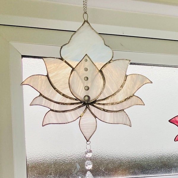 Stained Glass Lotus - Etsy