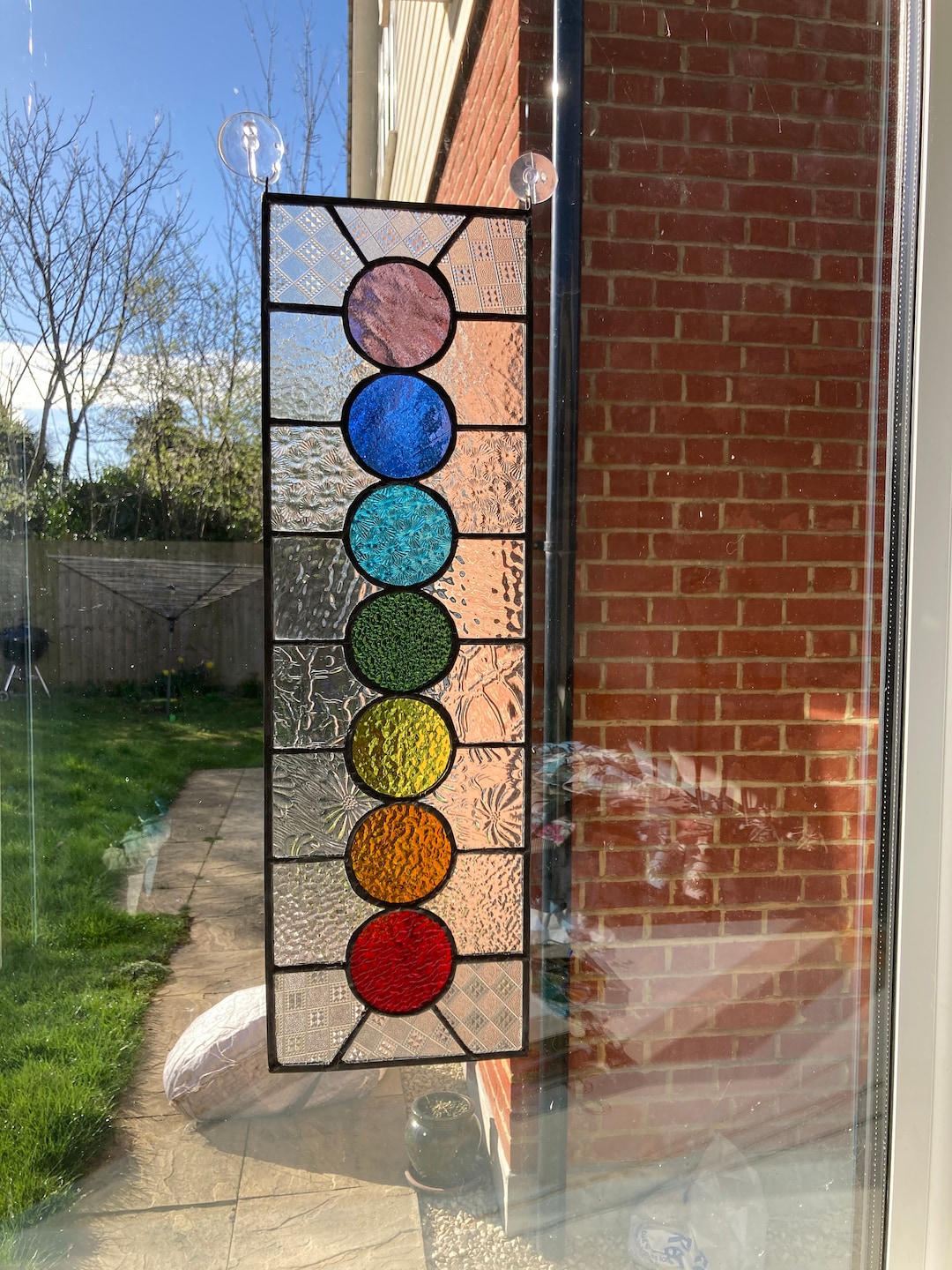 Stained Glass Chakra Panel - Etsy