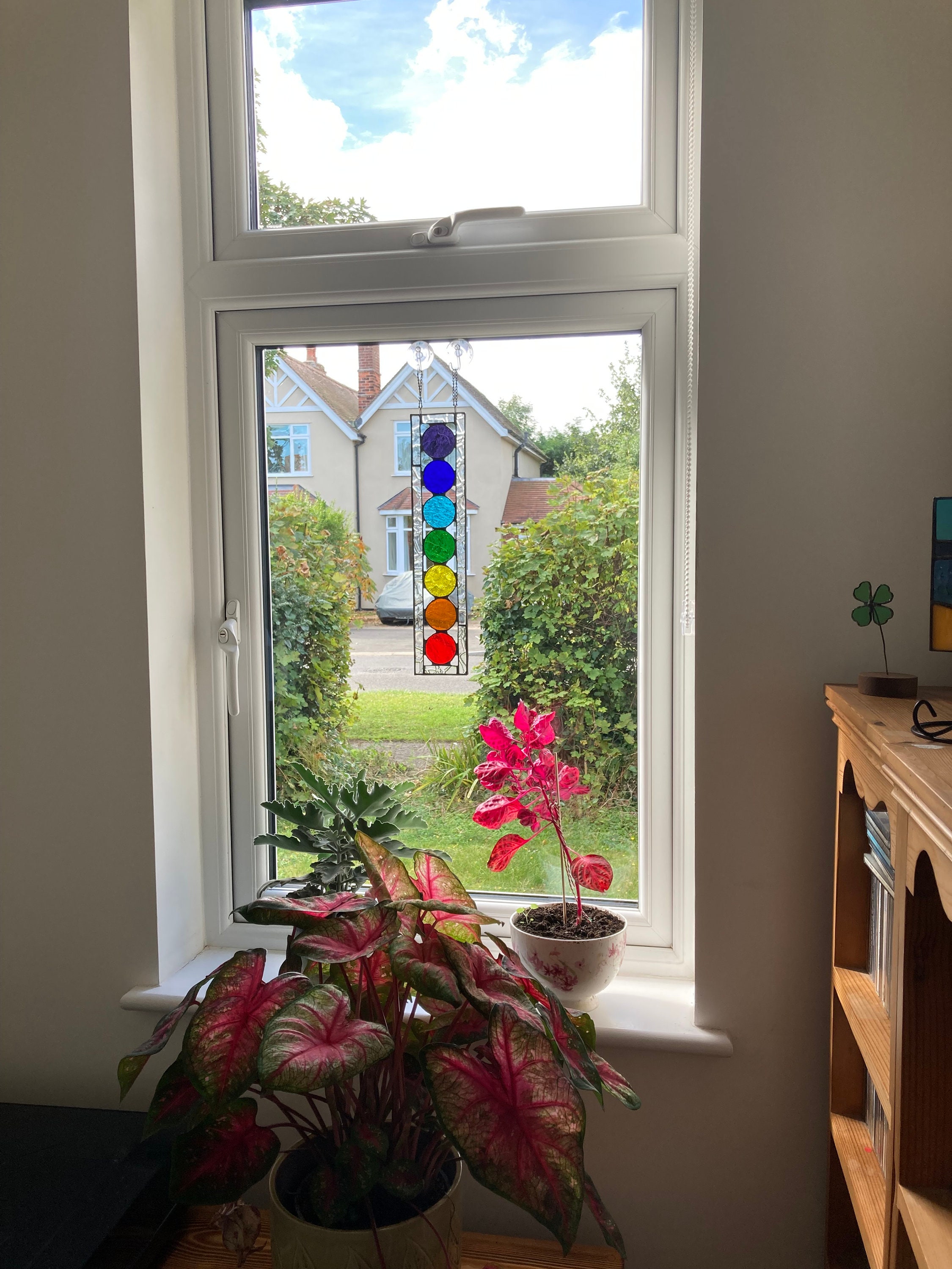Stained Glass Mini Chakra Panel | Etsy