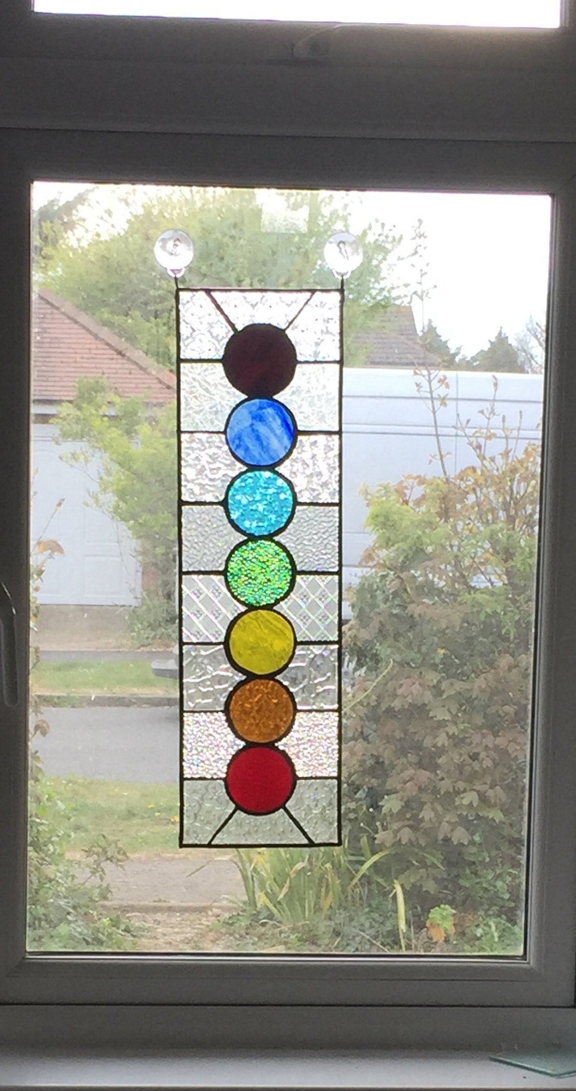 Stained Glass Chakra Panel - Etsy