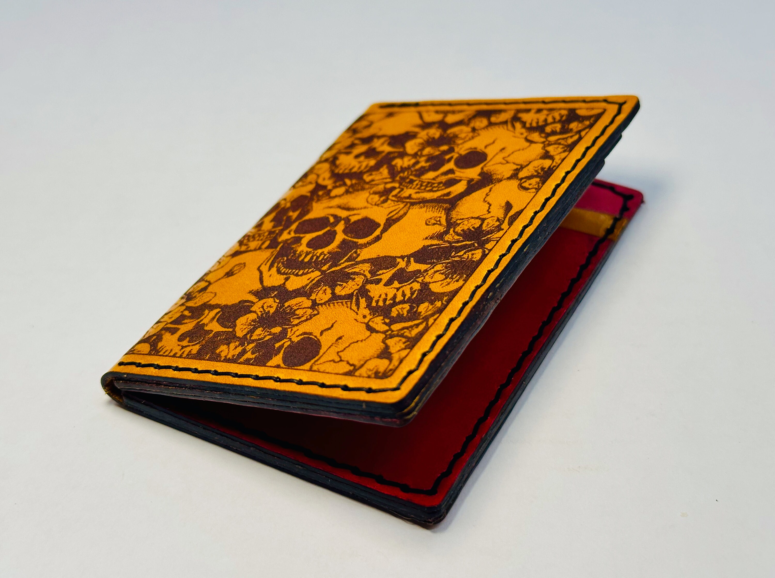 Minimalist Leather Bi-fold Wallet Digital Pattern for Laser Cutting - Etsy
