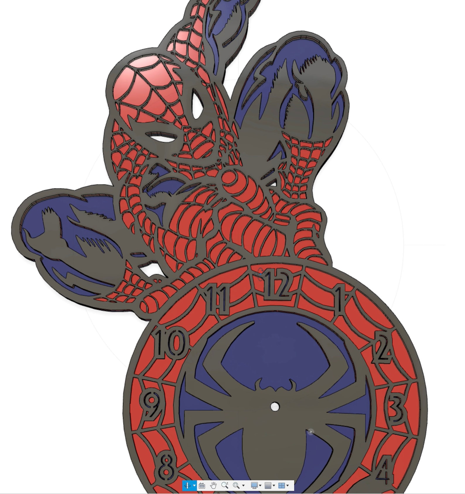 Spider-man Clock Digital Download of Design Files - Etsy