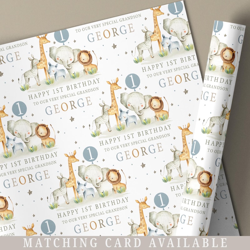 Birthday Wrapping Paper 2 Year Old Boy - Etsy UK