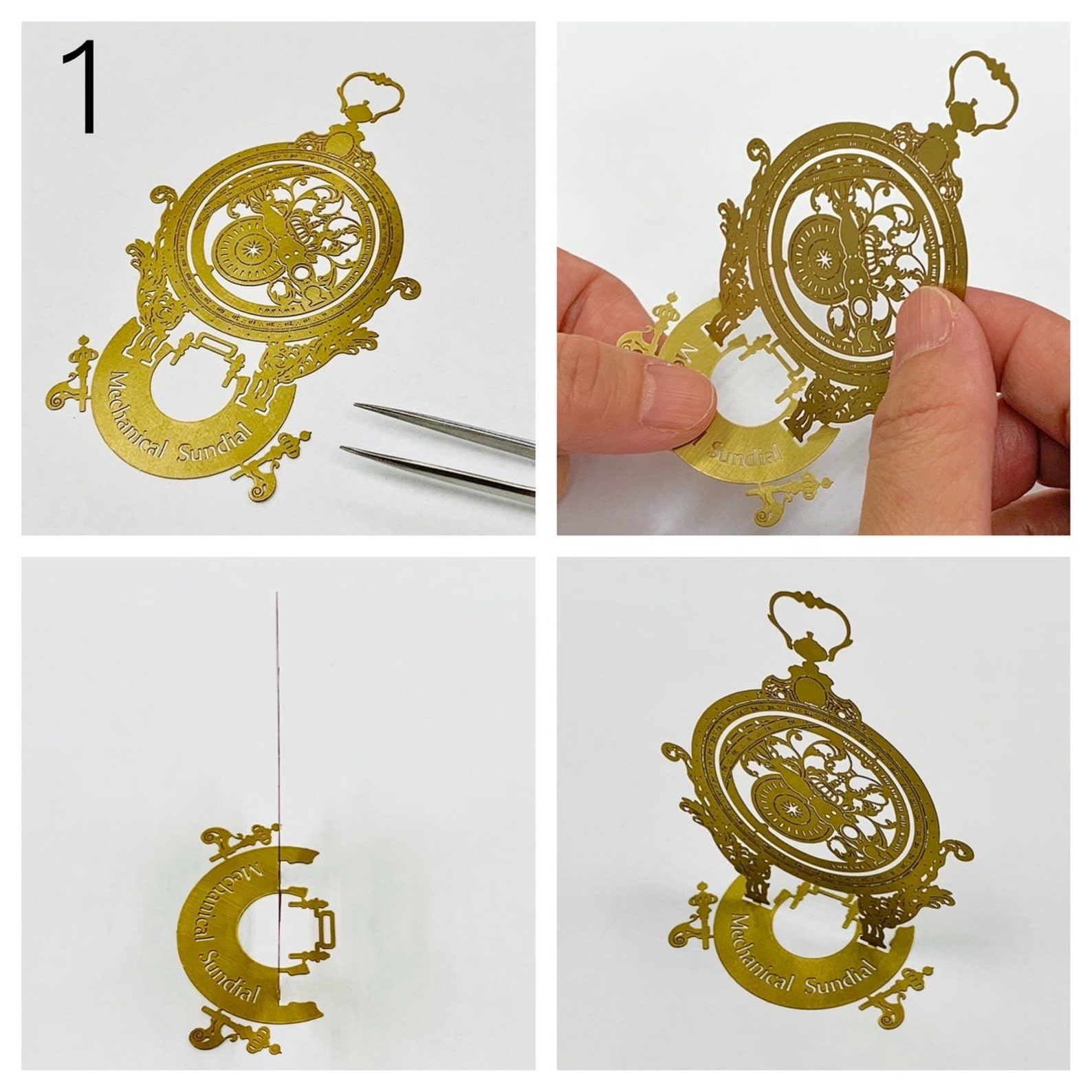 Mechanical Sundial Japanese Handmade Miniature Small Piece - Etsy