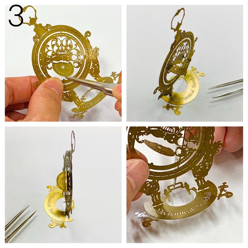Mechanical Sundial Japanese Handmade Miniature Small Piece - Etsy