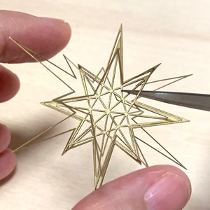 Geometry /star 1 Japanese Handmade Miniature Small Piece Craft | Etsy