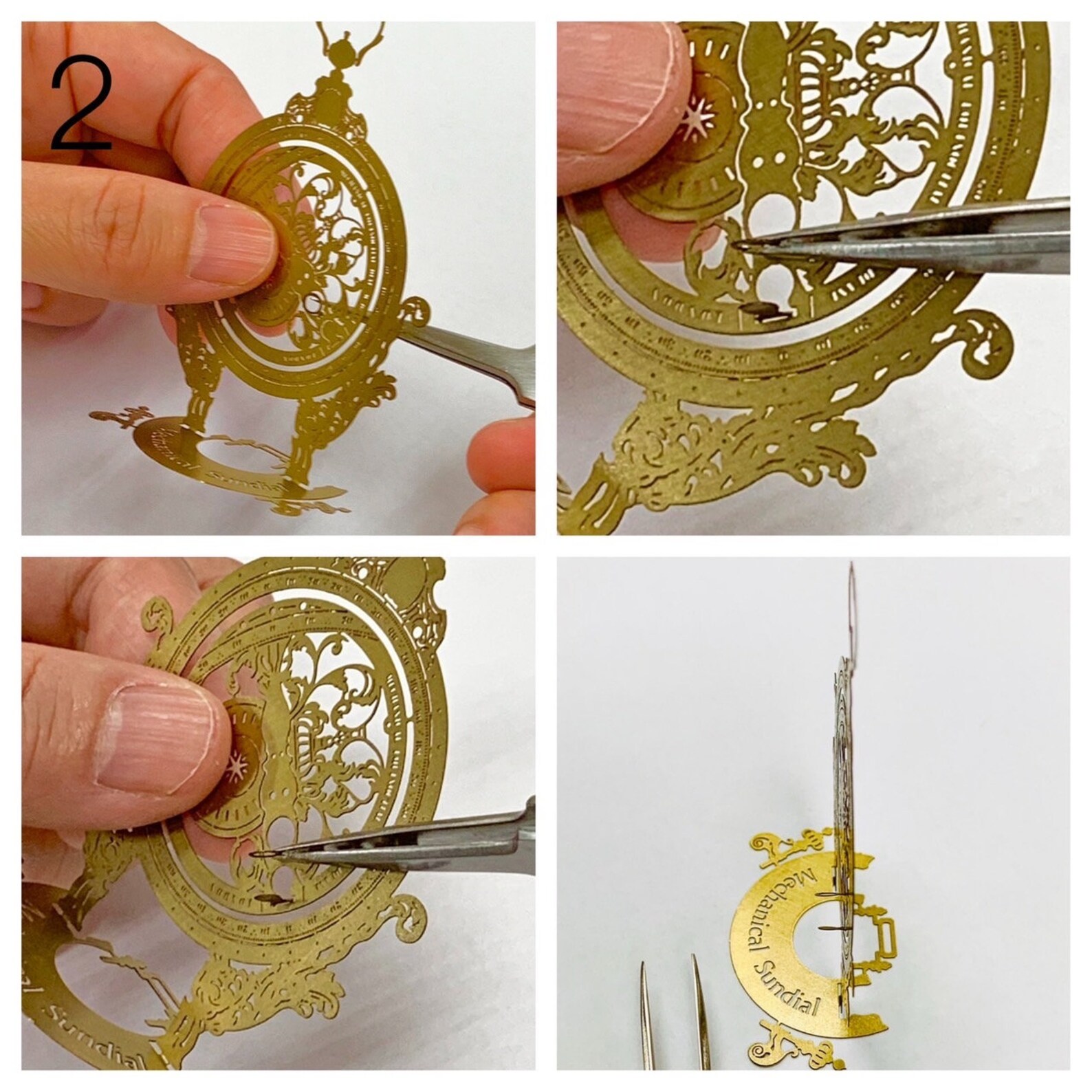 Mechanical Sundial Japanese Handmade Miniature Small Piece - Etsy