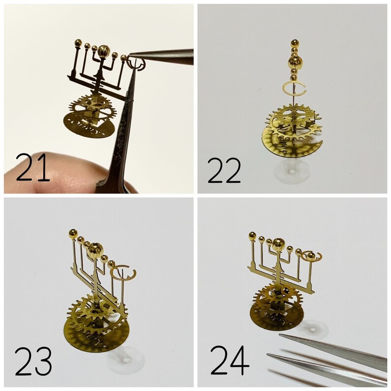 Orrery 6planets Japanese Handmade Miniature Small Piece Craft - Etsy UK