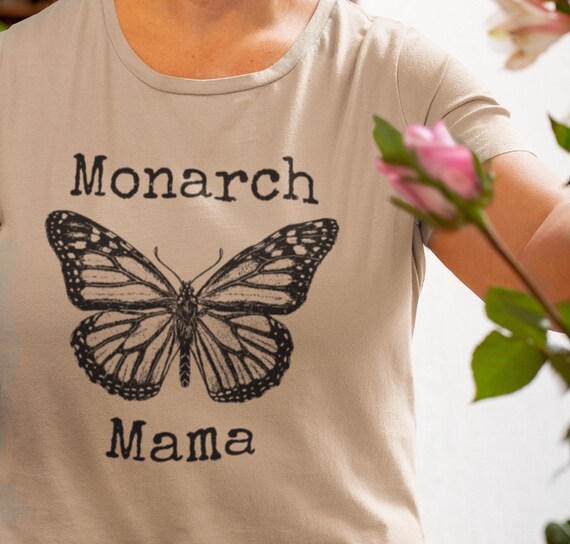 Monarch Butterfly Tshirt Botanical Shirt Monarch Mama Shirt | Etsy