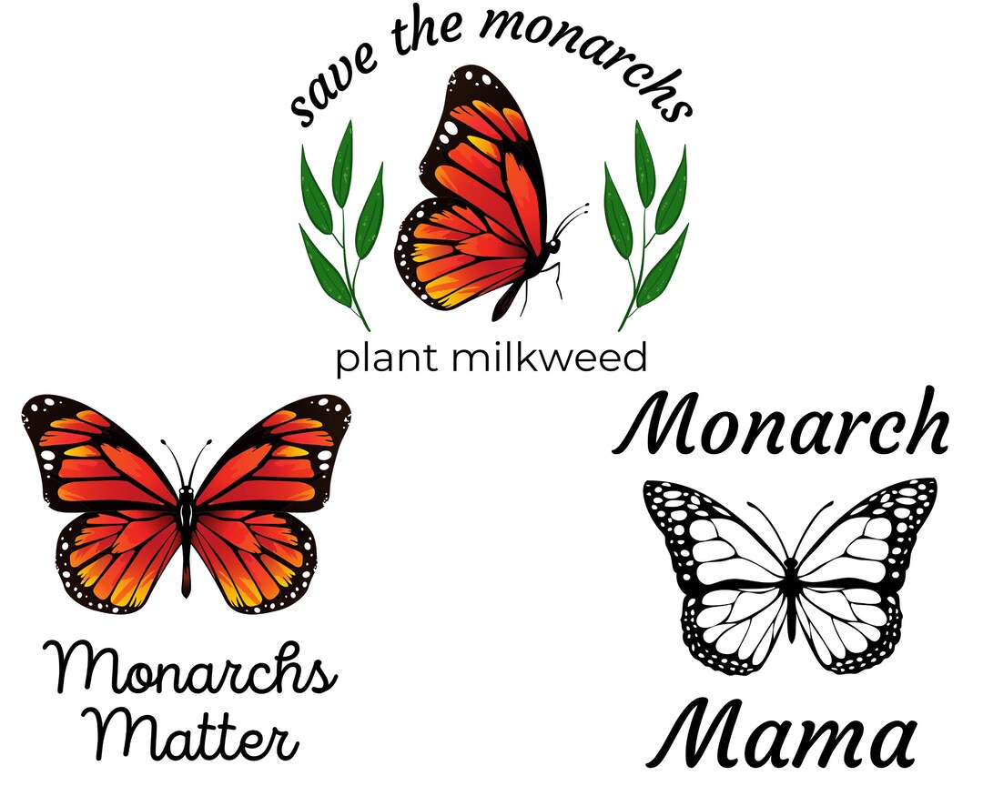 Diseño svg mariposa paquete svg mariposa monarca imágenes - Etsy España
