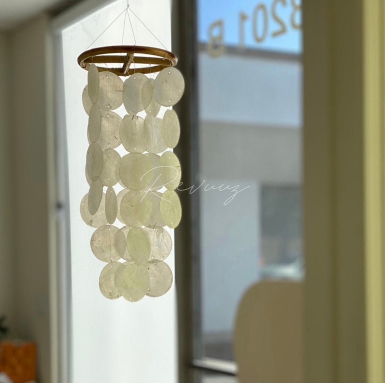 Capiz Shell Mobile / Must Have Item for Home / Nature Based - Etsy