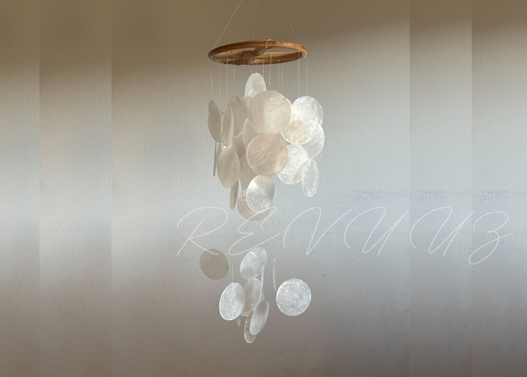 White Korean Style Capiz Hanging Decor / Shell Decor / Decoration for ...