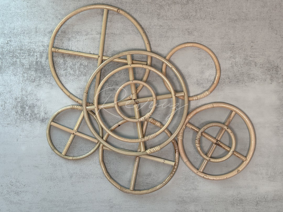 Rattan Frame / DIY Craft Supplies / Tool for DIY / Used for Capiz Wind ...