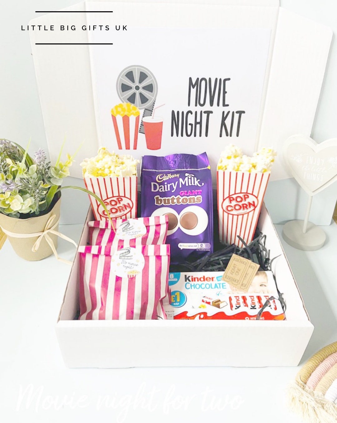 Movie Night Hamper Movie Night Kit Date Night Kit Housewarming Gift ...