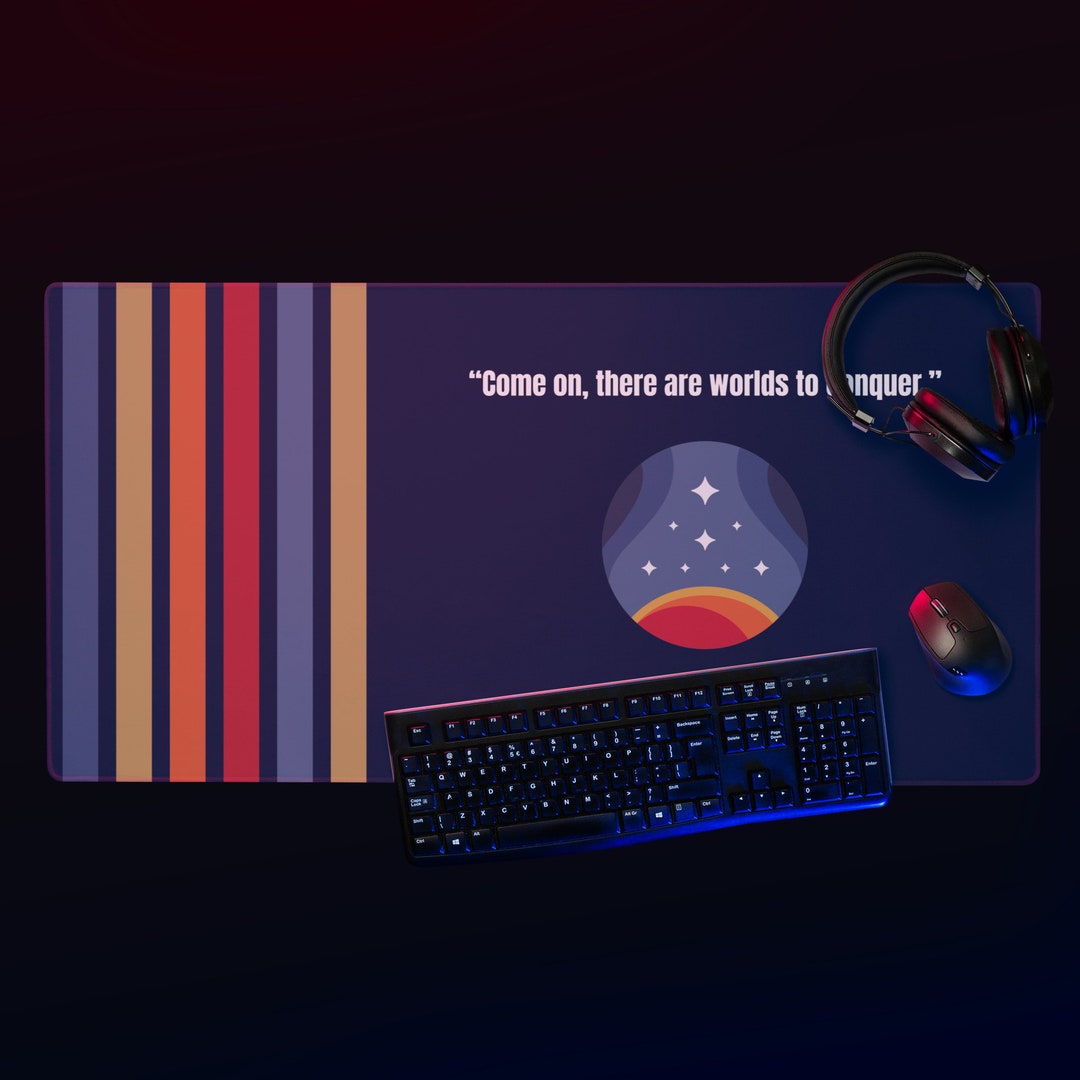 Starfield Constellation Space Gaming Desk Mat Mouse Pad, Starfield ...