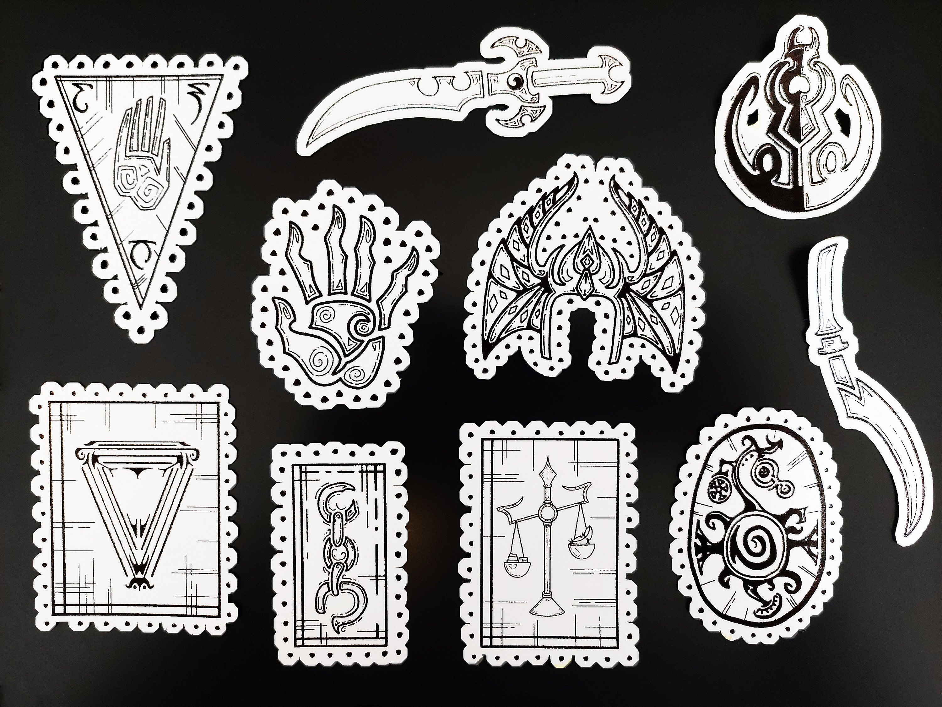 Morrowind - Matte Vinyl Stickers Set (water & Tear Resistant) - Etsy