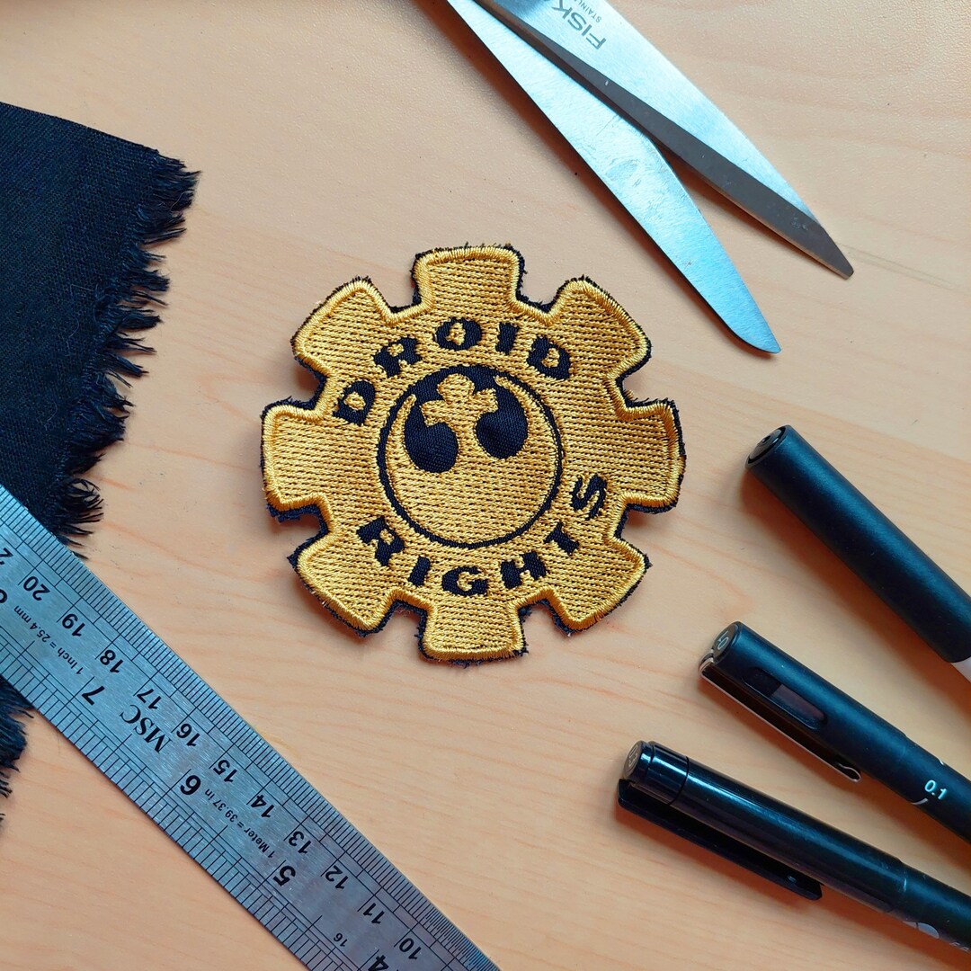 Droid Rights! - Rebel Embroidered Patch - Etsy
