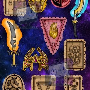 Morrowind - Matte Vinyl Stickers Set (water & Tear Resistant) - Etsy