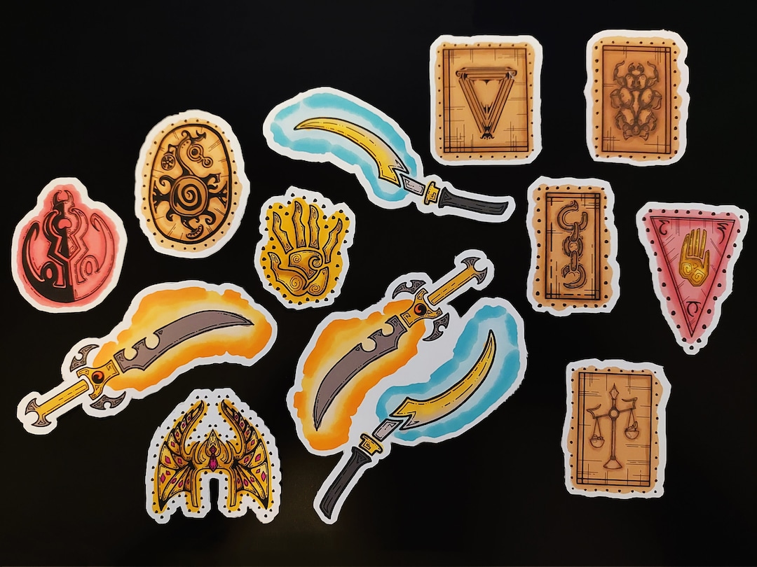 Morrowind - Matte Vinyl Stickers Set (water & Tear Resistant) - Etsy