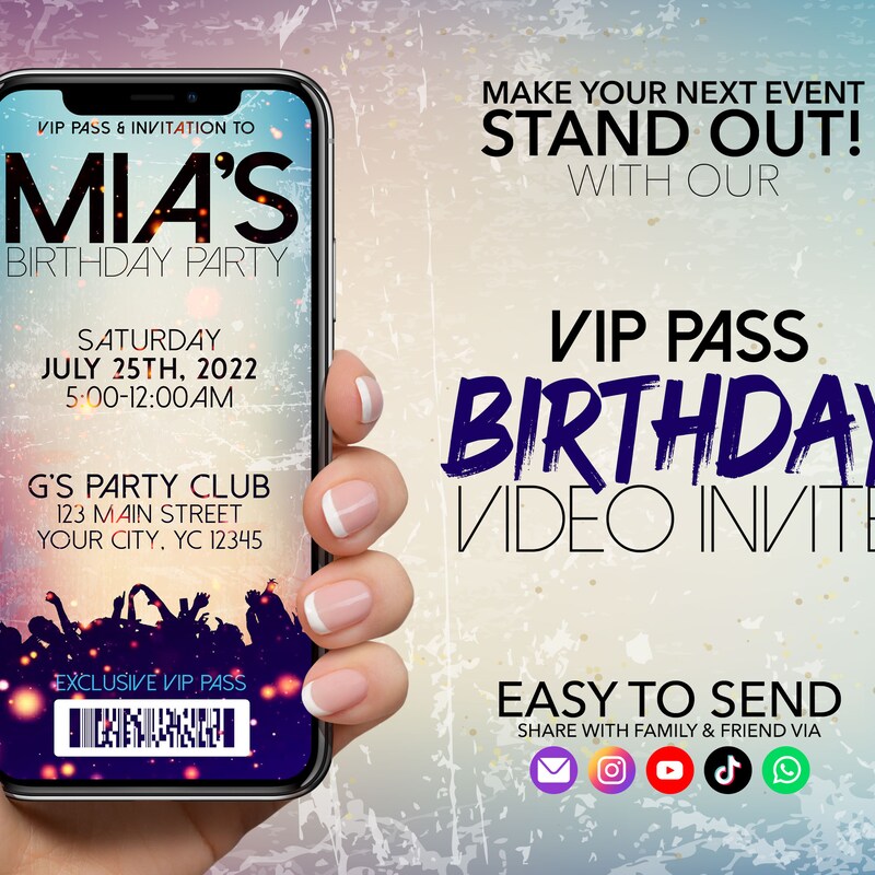 Vip Pass Invitations Coachella - Etsy