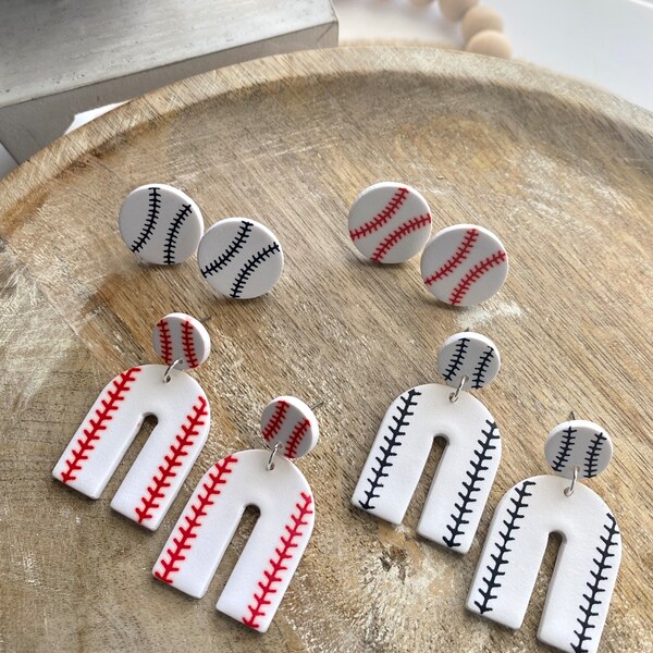 Baseball Earrings - Etsy