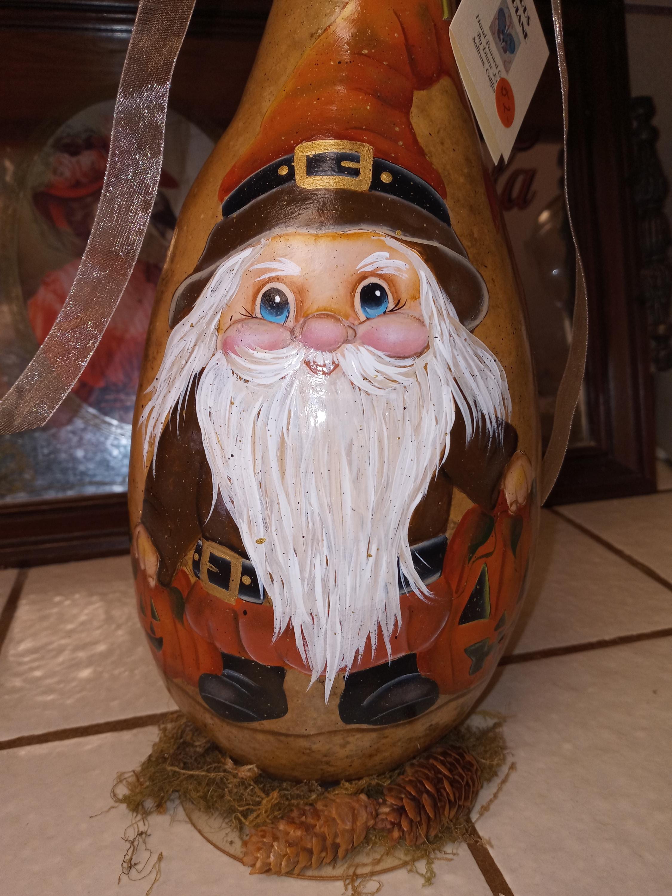 SWEET LIL' ELF is a Hand Painted Gourd - Etsy