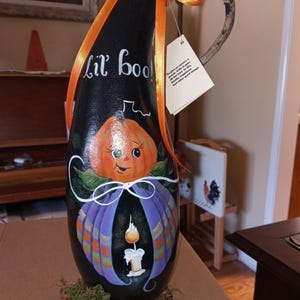 SWEET LIL' BOO is a Hand Painted Gourd - Etsy