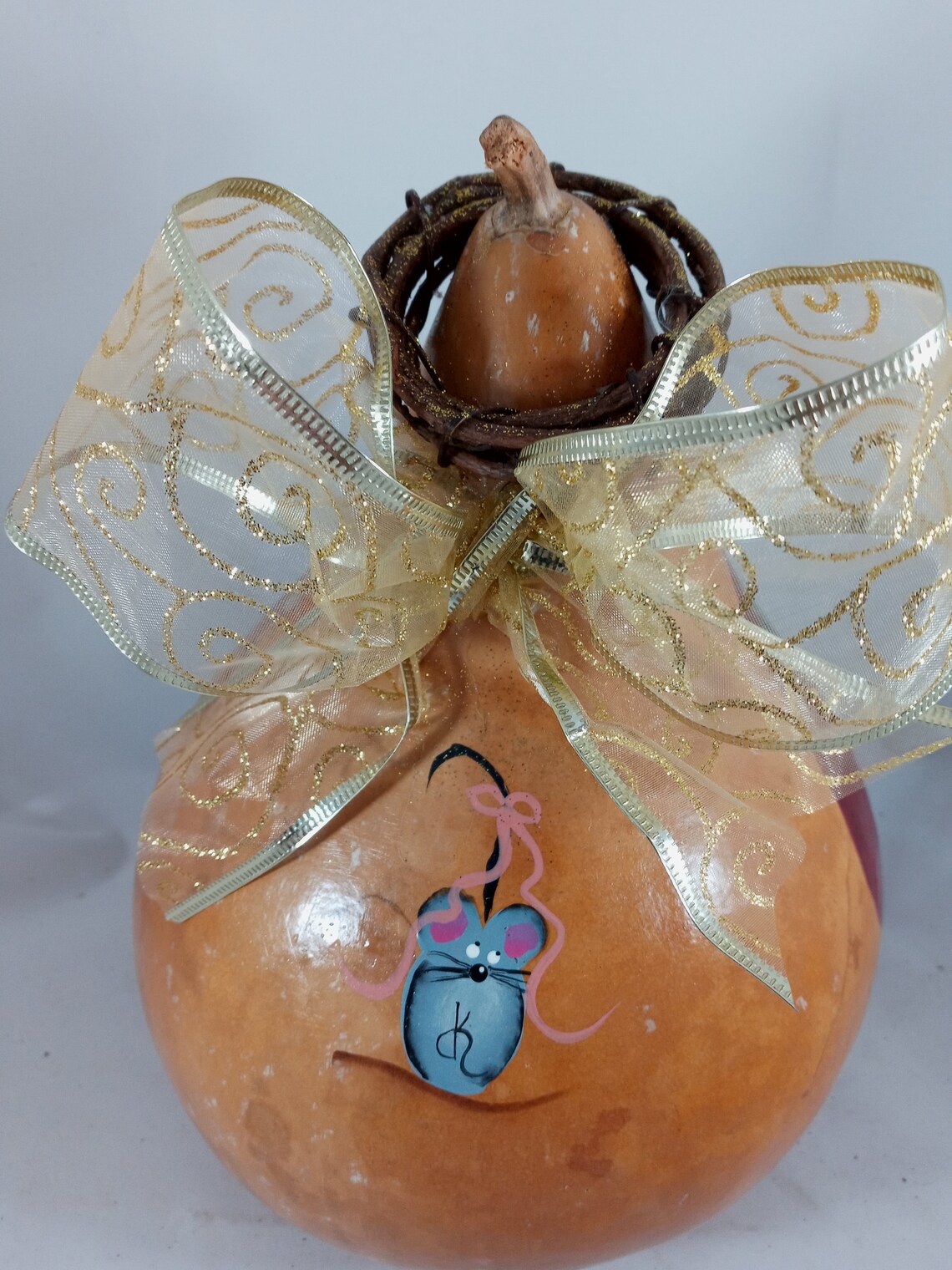 MY GUARDIAN ANGEL a Hand Painted Gourd - Etsy