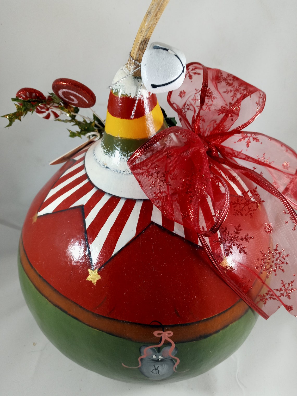 SWEET LIL' ELF a Hand Painted Gourd - Etsy