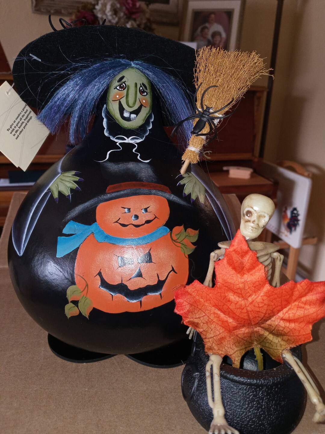 OLD WITCHY BOO and Mr. Bones - Etsy