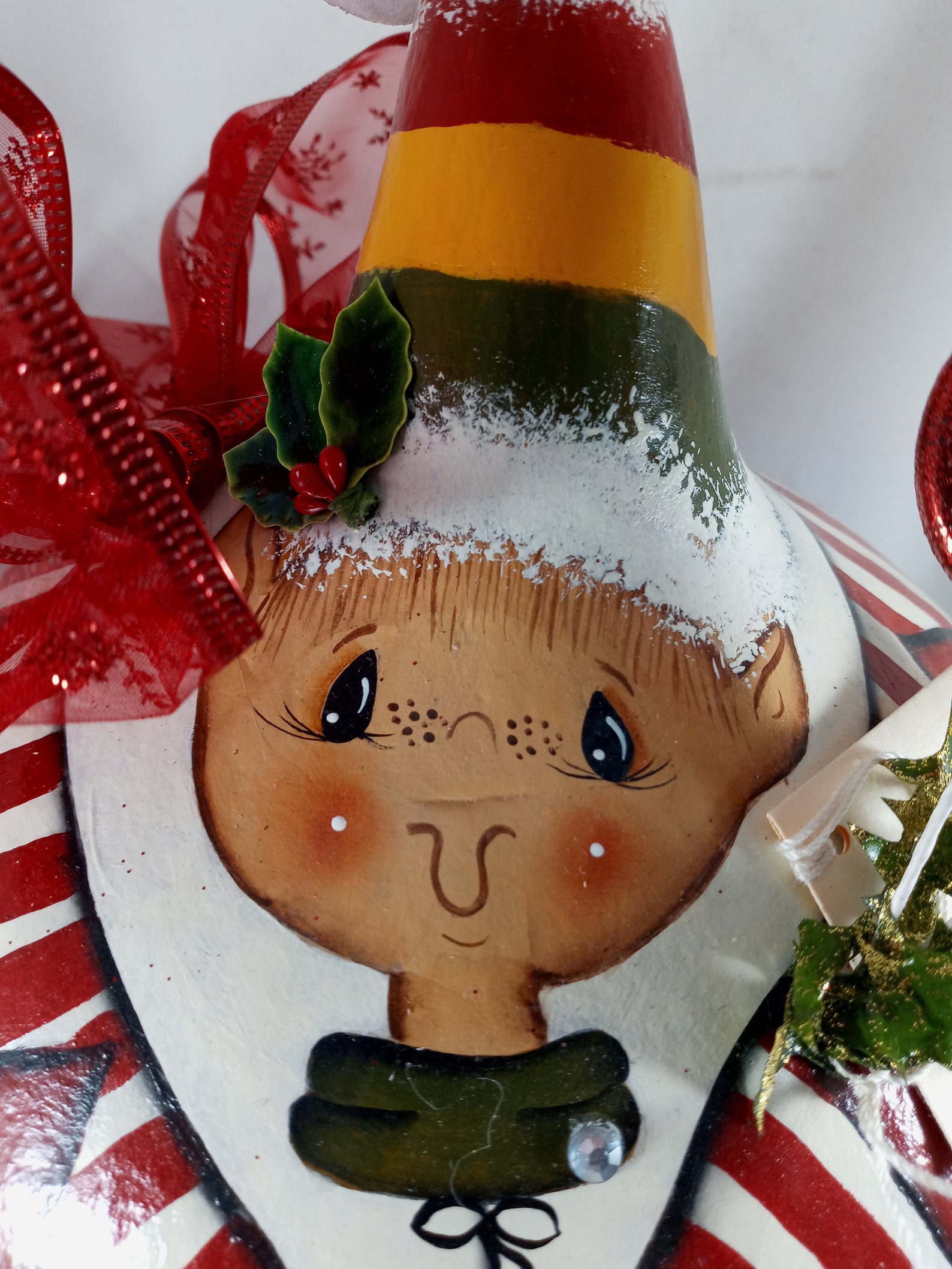 SWEET LIL' ELF a Hand Painted Gourd - Etsy
