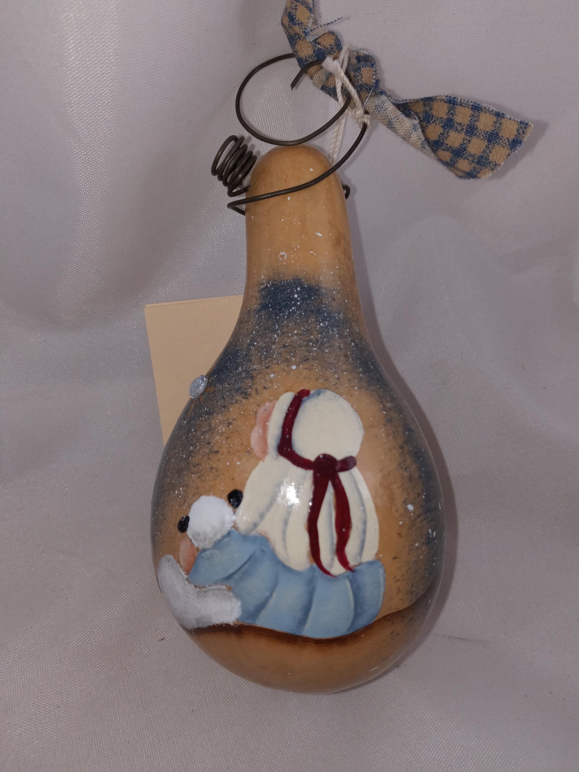 SHEPHERD BOY/SHEEP a Mini Hand Painted Gourd - Etsy