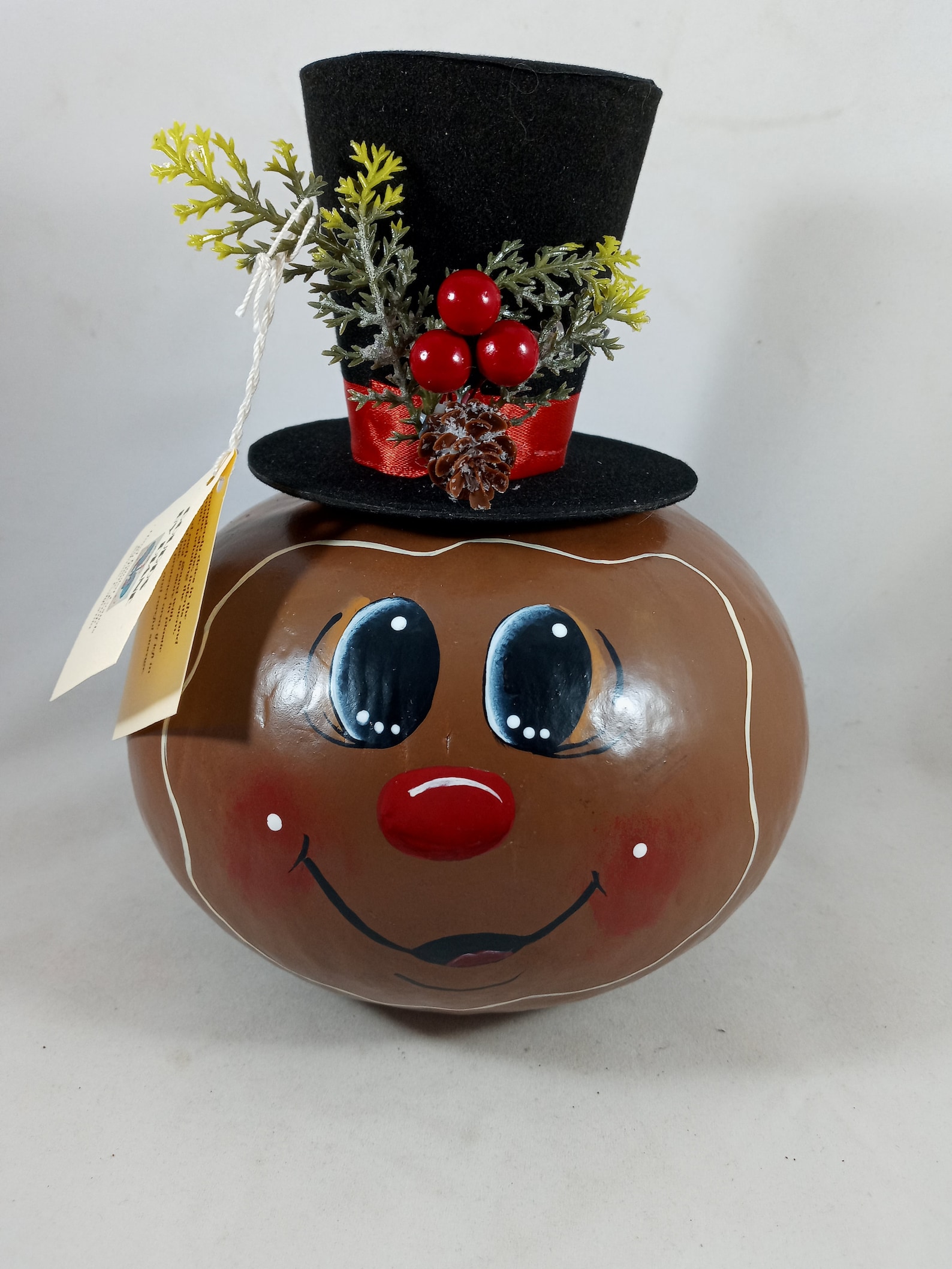 SWEET GINGERBREAD MAN is a Hand Painted Gourd - Etsy