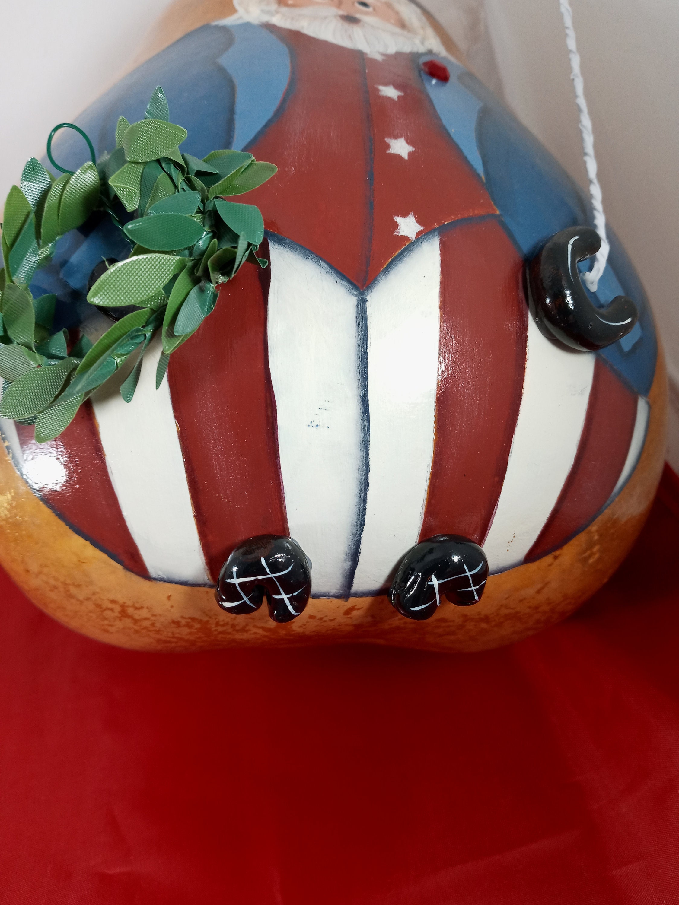 PATRIOTIC UNCLE SAM a Hand Painted Gourd - Etsy