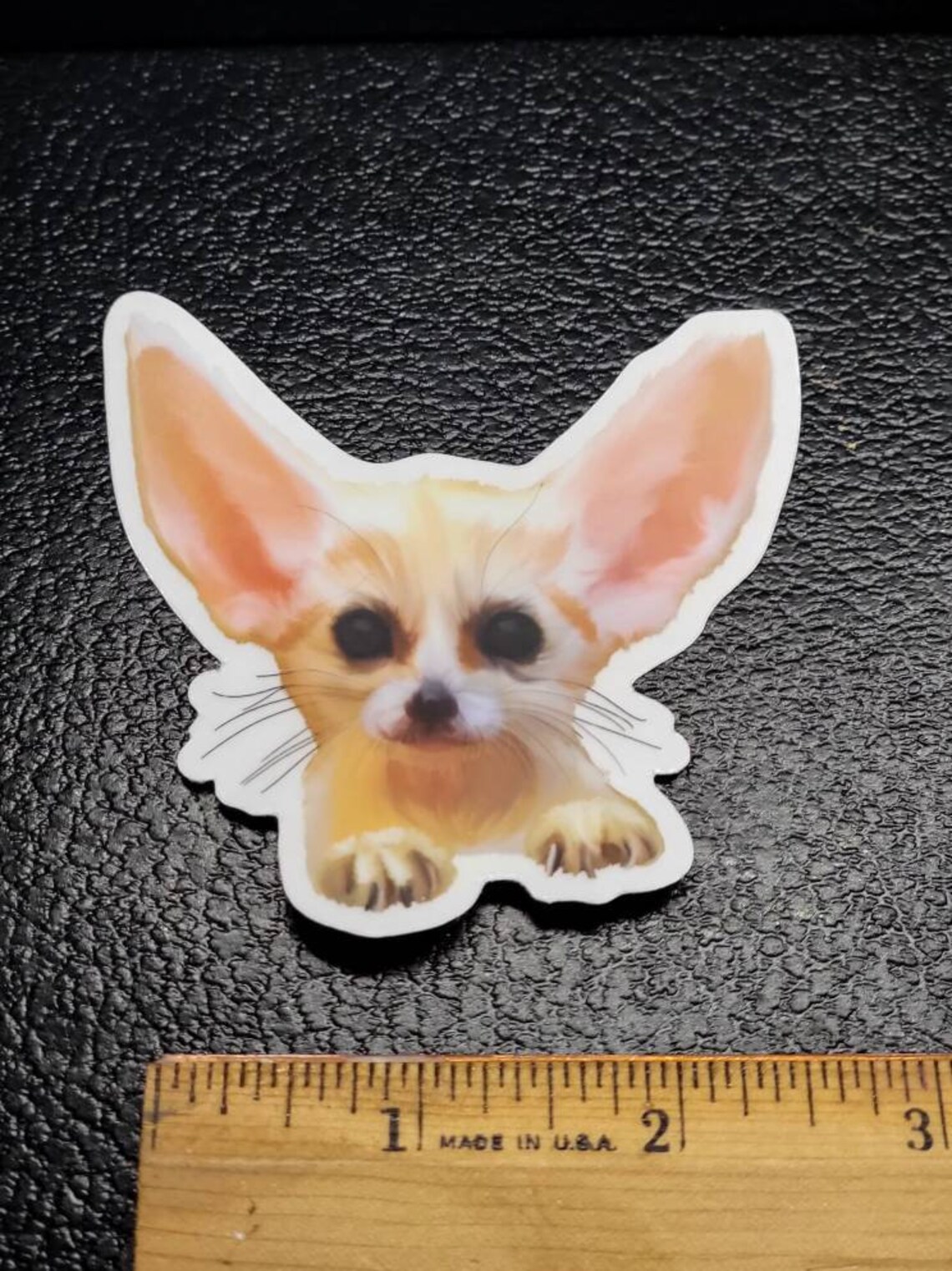 Fennec Fox Clear Vinyl Sticker Waterproof Decal | Etsy