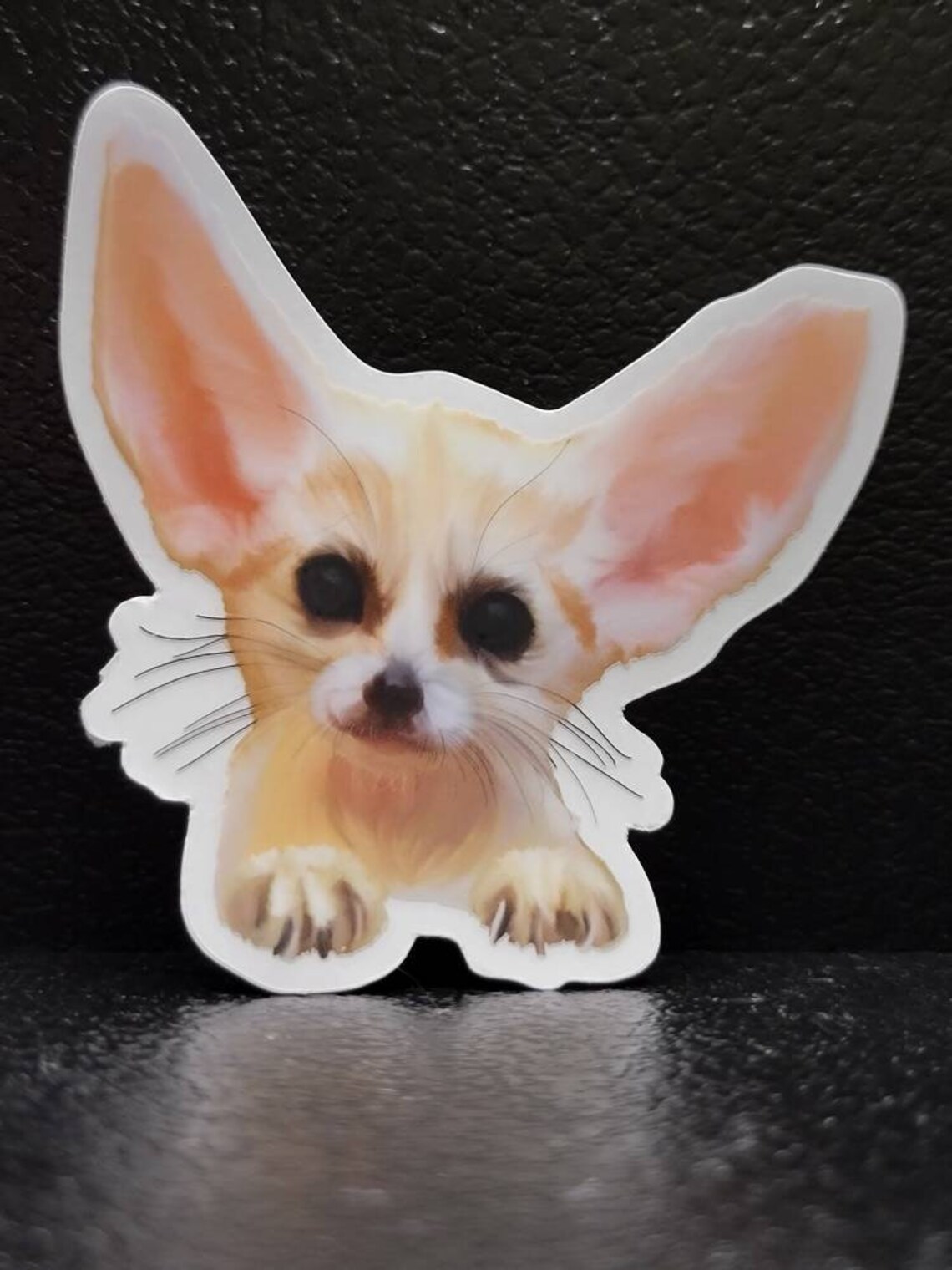 Fennec Fox Clear Vinyl Sticker Waterproof Decal | Etsy