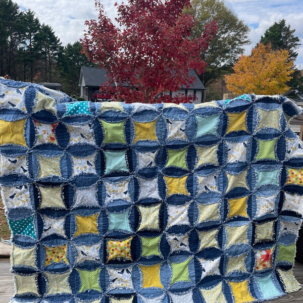 Cathedral Window Quilt Pattern - Etsy