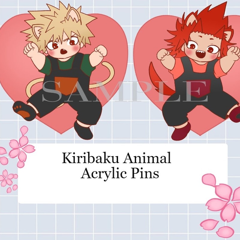 Bakugo Badge - Etsy