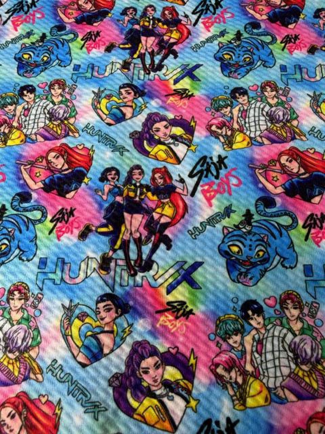 Anime Character Fabrics Bullet Fabric by the Yard | Bullet Textured ...