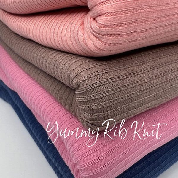 Rib Knit Fabric - Etsy
