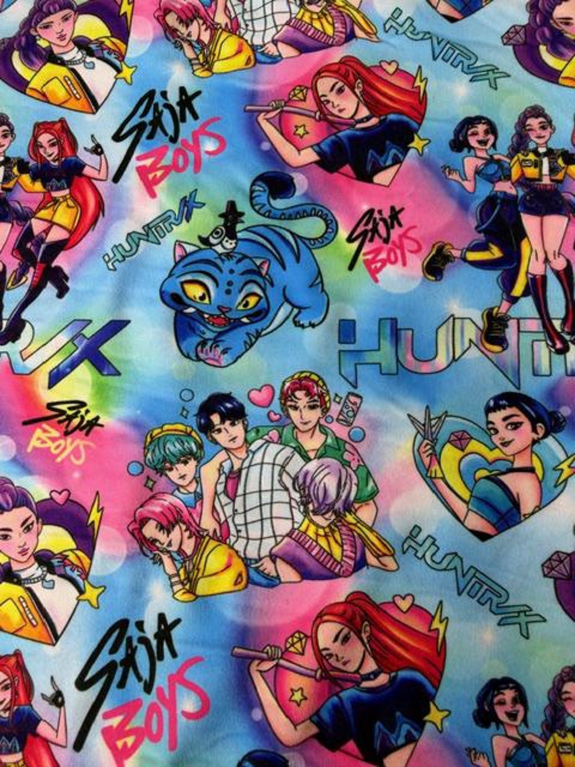Anime Character Fabrics K Pop DBP Fabric by the Yard | Double Brushed ...